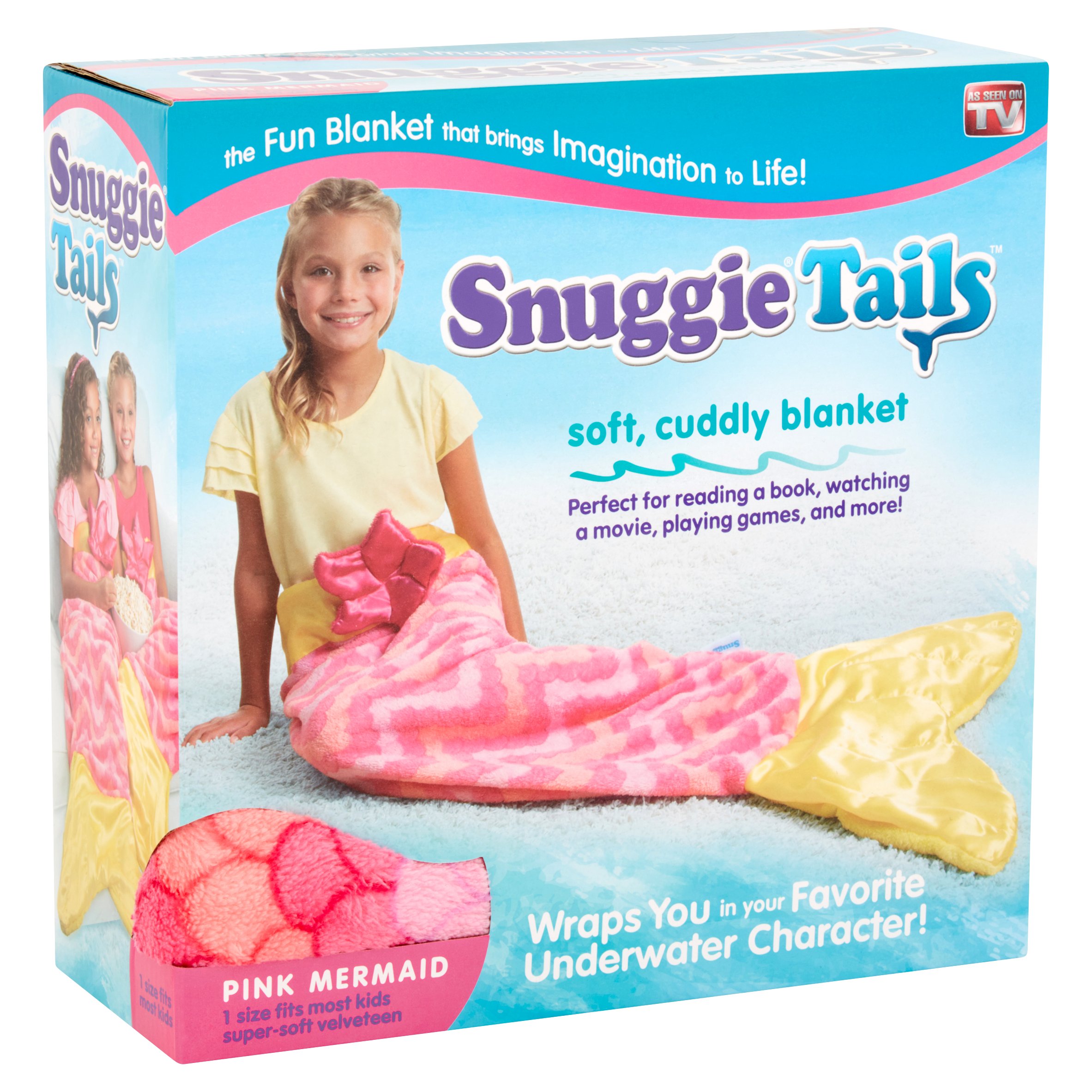 Snuggie Tail- Bajkovito ćebe sirena - Mali Ali