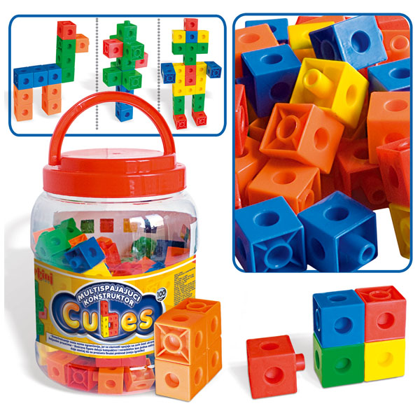 Pertini Konstruktor multispajajući cubes u tegli - Mali Ali