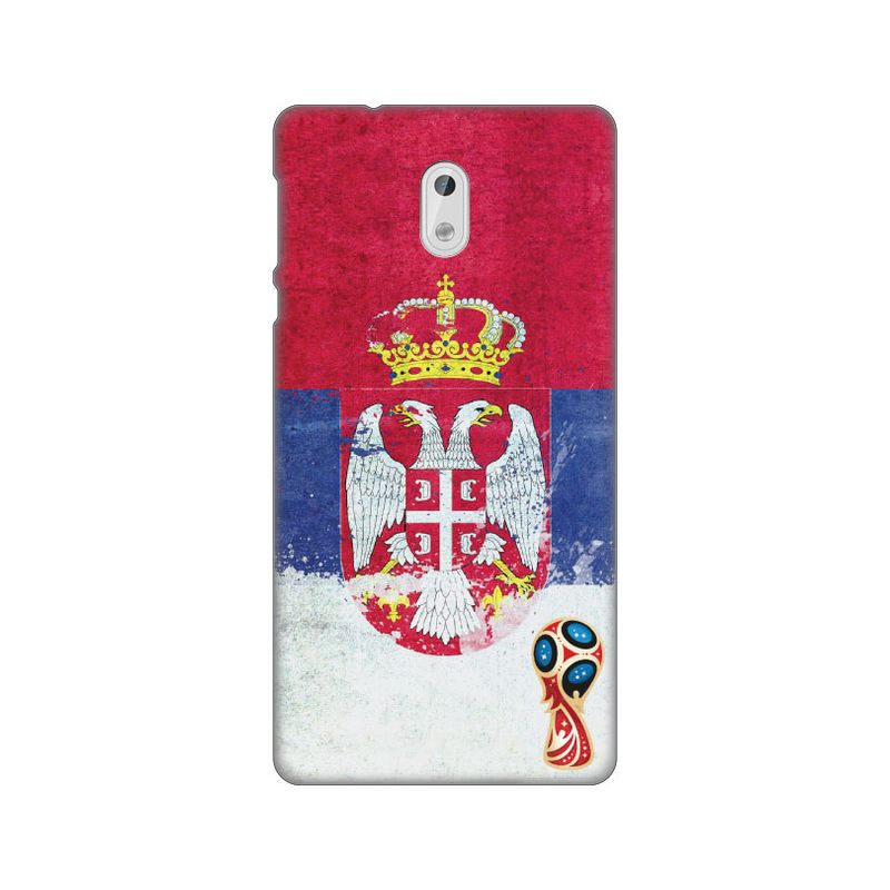 Maskica Silikonska Print Skin za Nokia 3 Serbian Flag - Mali Ali