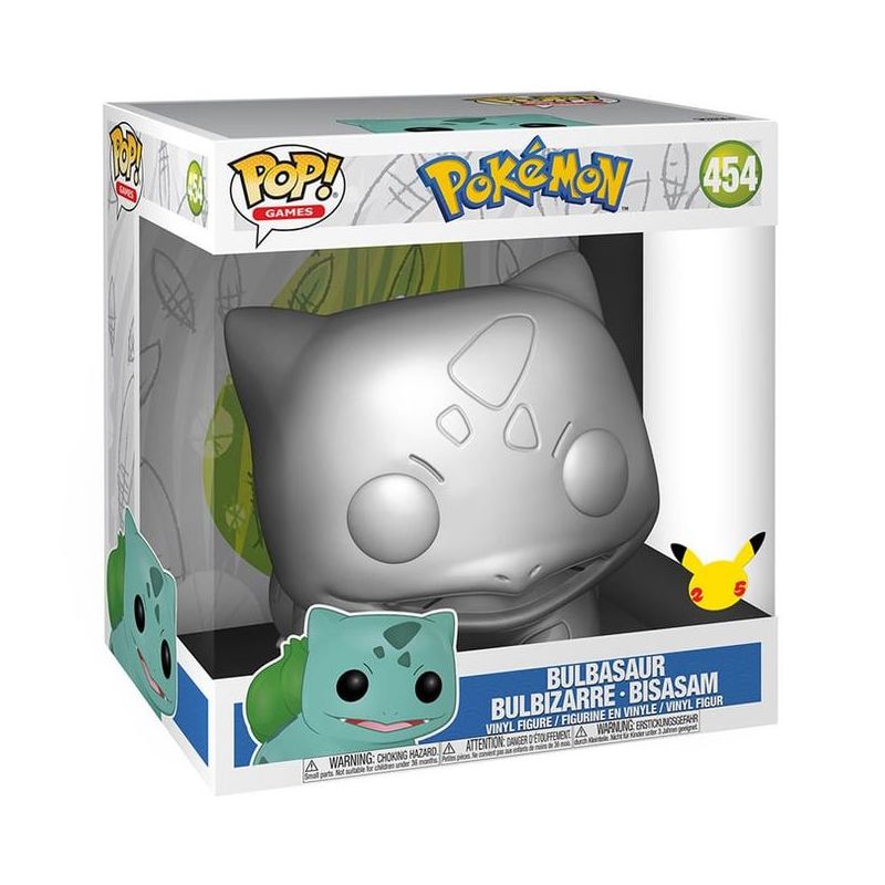 Pokemon POP! Viny - Bulbasaur Silver Metalic 10" - Mali Ali