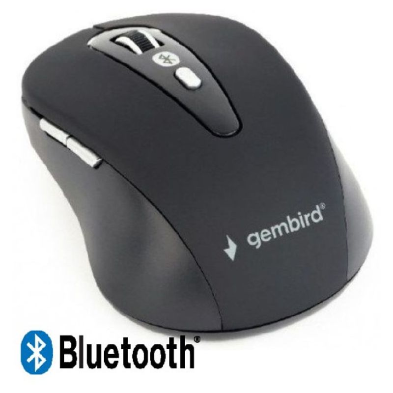 MUSWB-6B-01 Gembird Bezicni BLUETOOTH mis opticki USB 800-1600Dpi black ...