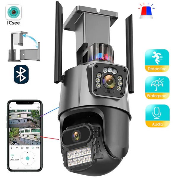 Ip kamera PTZ kamera sa 2 sociva i alarmom 4k 8x zoom - Mali Ali