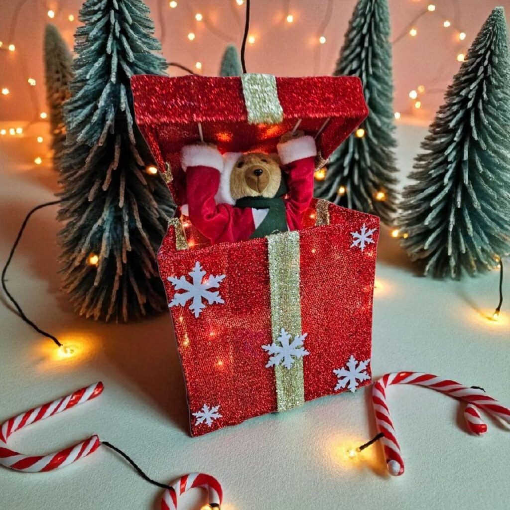 Dekorativni Novogodisnji paket sa medom - Mali Ali