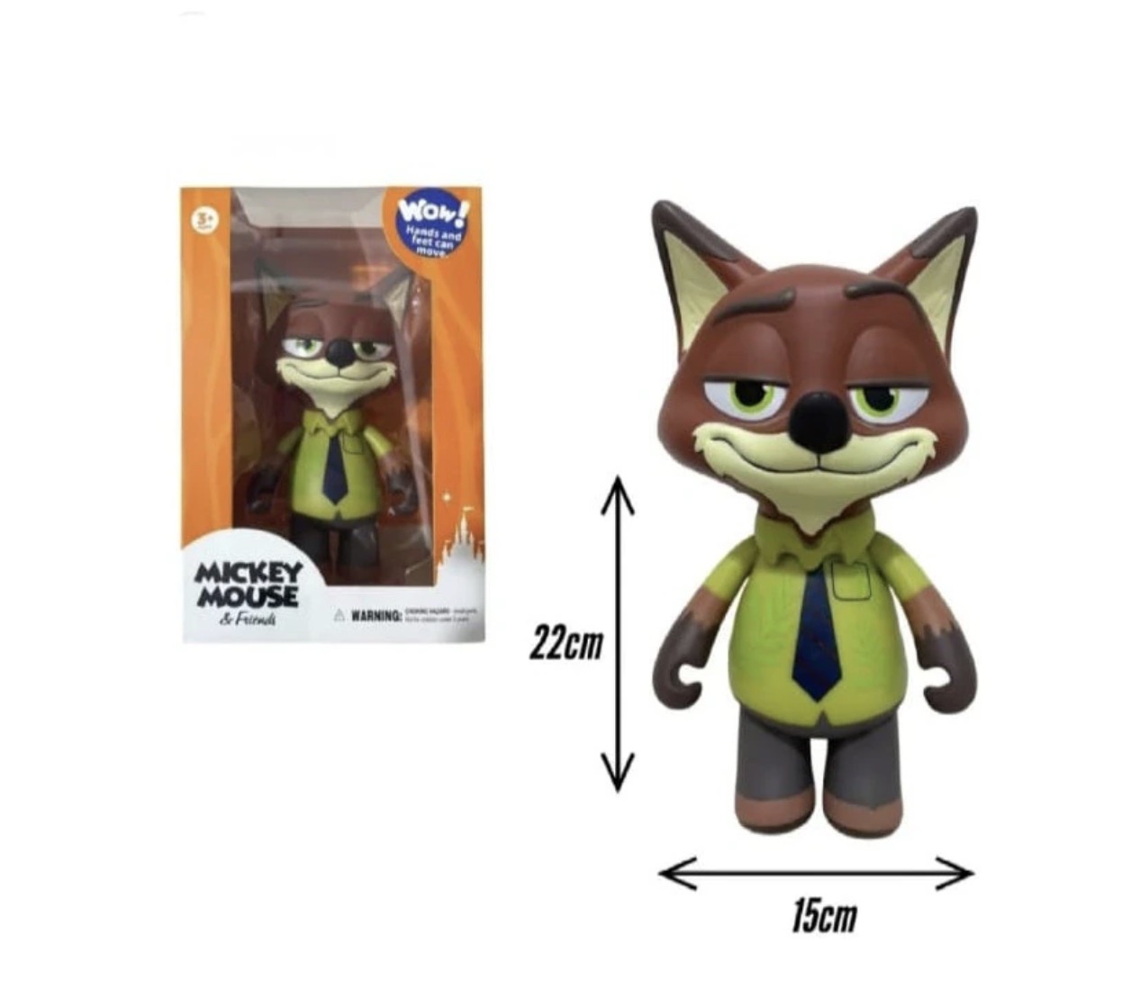 Zootopia igračke Nick i Judy – lisac i policijska zeka - Mali Ali